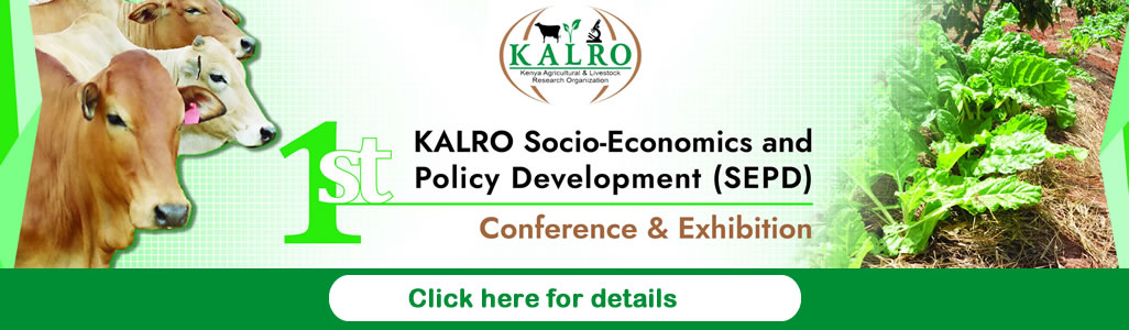 Kenya Agricultural & Livestock Research Organization - (KALRO)